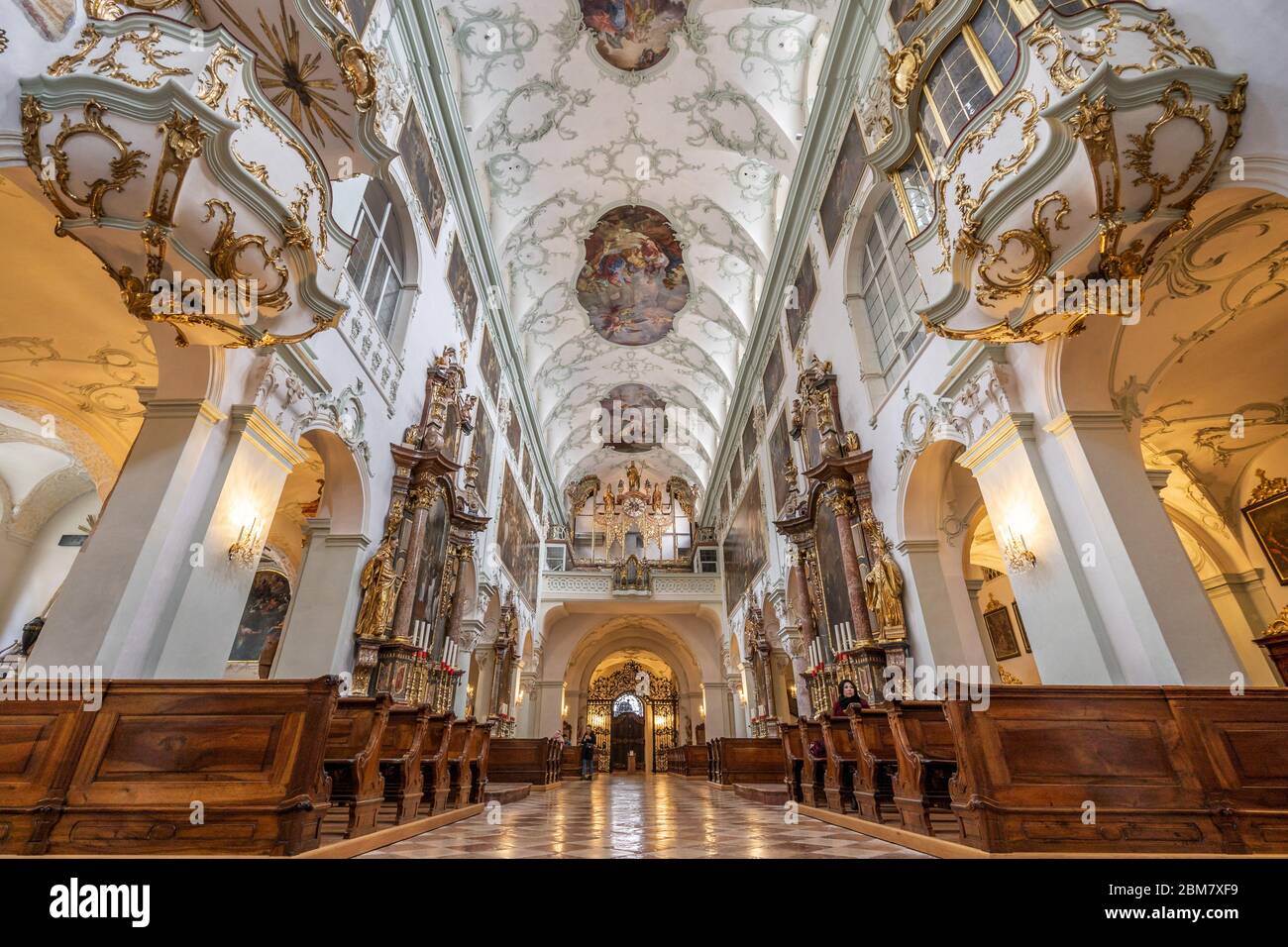 Feb 4, 2020 - Salzburg, Austria: Ultrawide View of entrance facade and ...