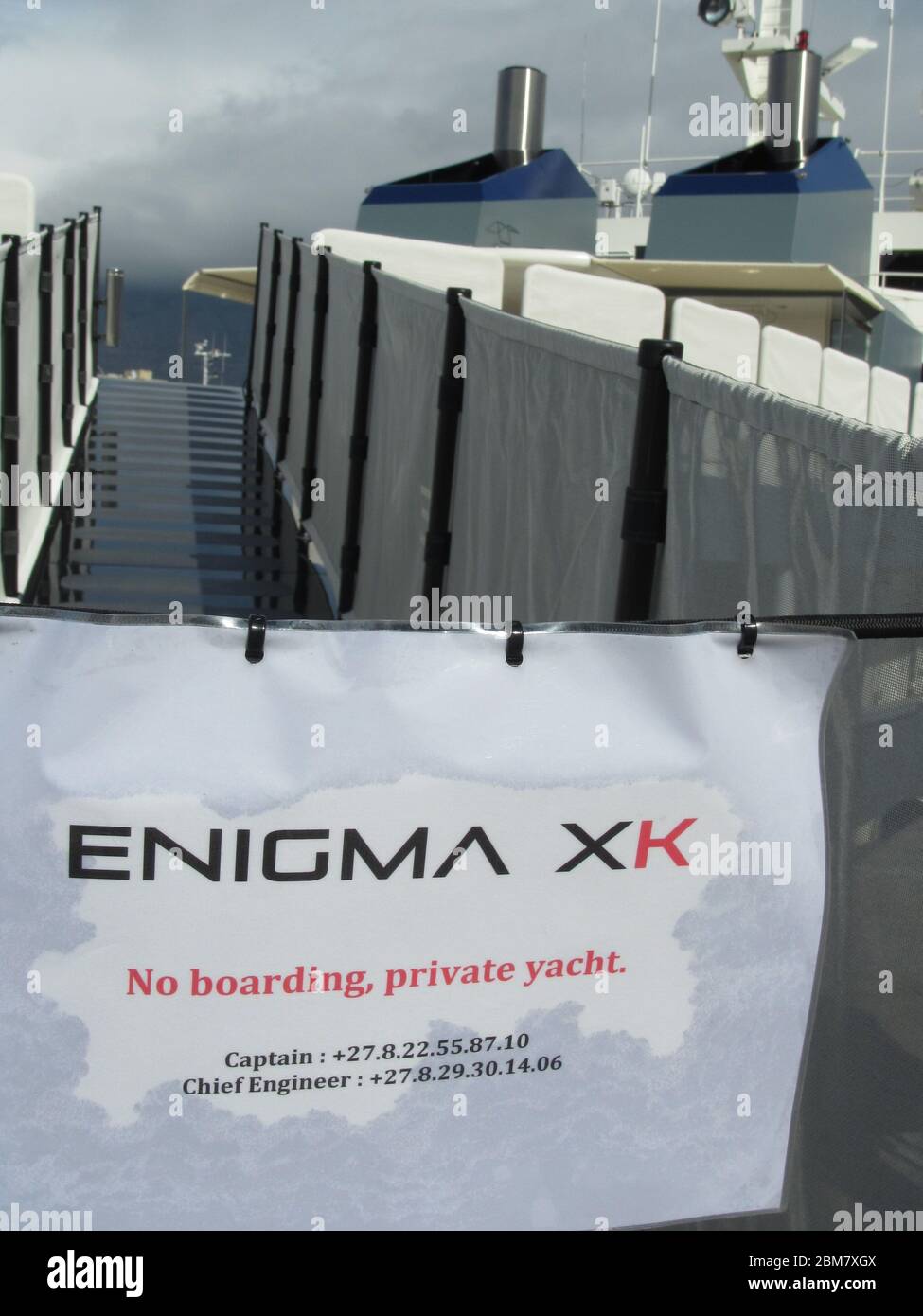 Ship ENIGMA XK Stock Photo - Alamy