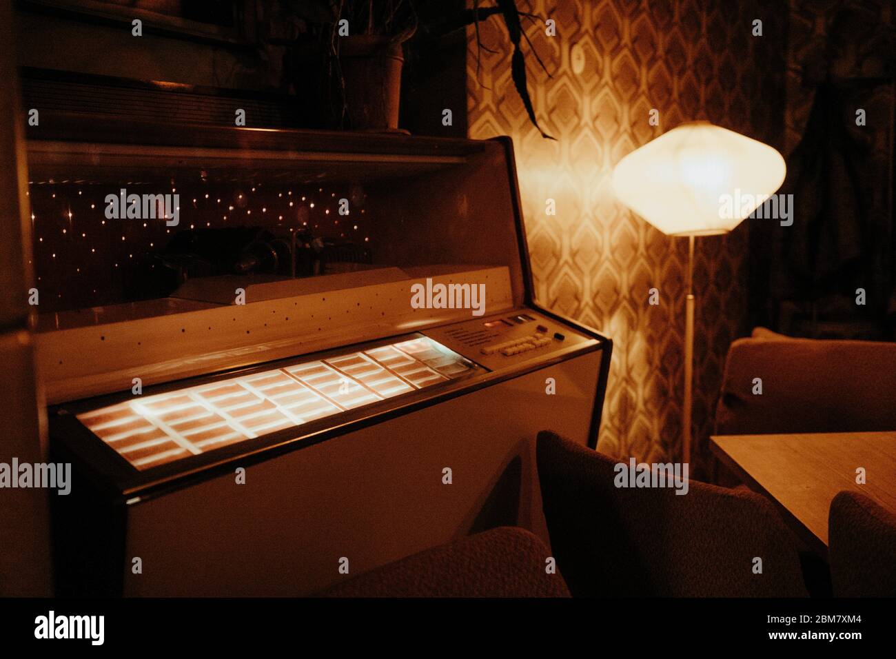 old jukebox inside building in eastern Germany Stock Photo - Alamy