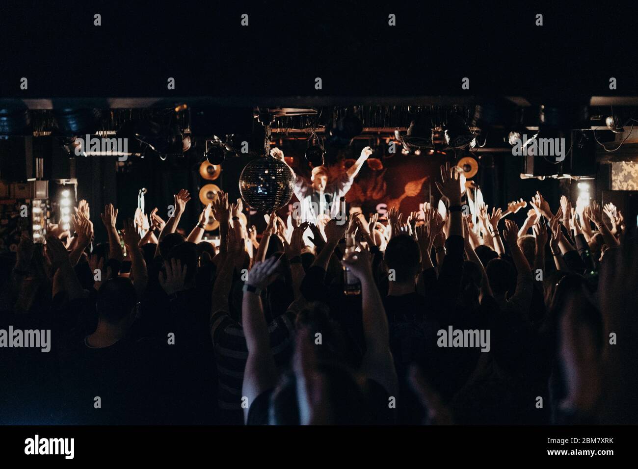 crowd in club Stock Photo - Alamy