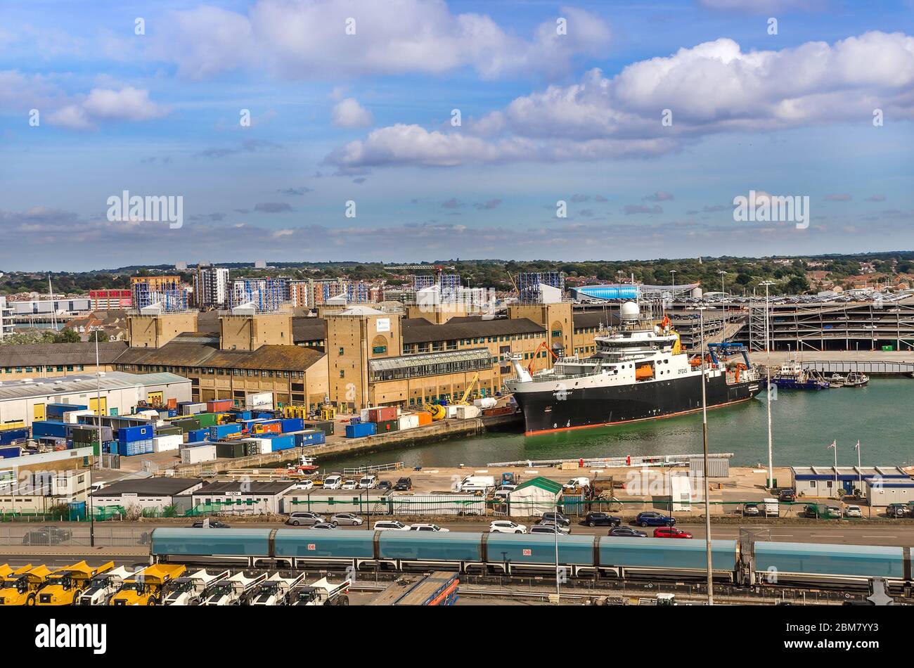 Southampton Port Aerial High Resolution Stock Photography and Images ...