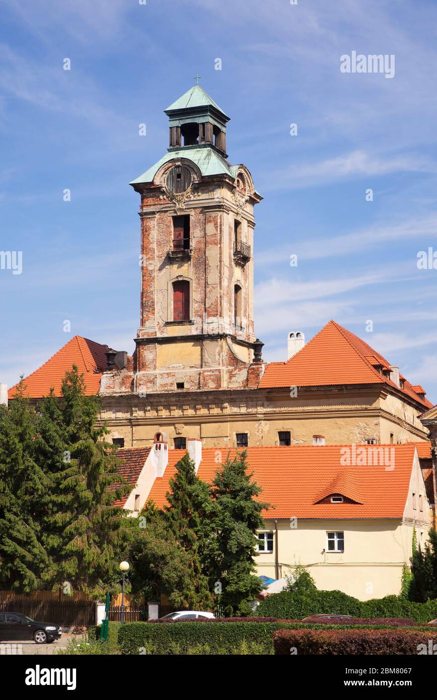 Castle in Zary. Poland Stock Photo - Alamy