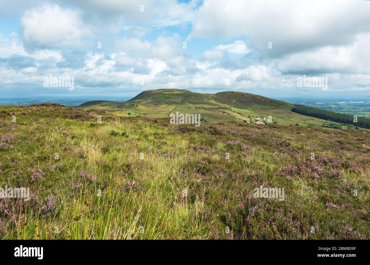 Stunning view on Cuilcagh mountains from viewpoint, Co. Fermanagh ...