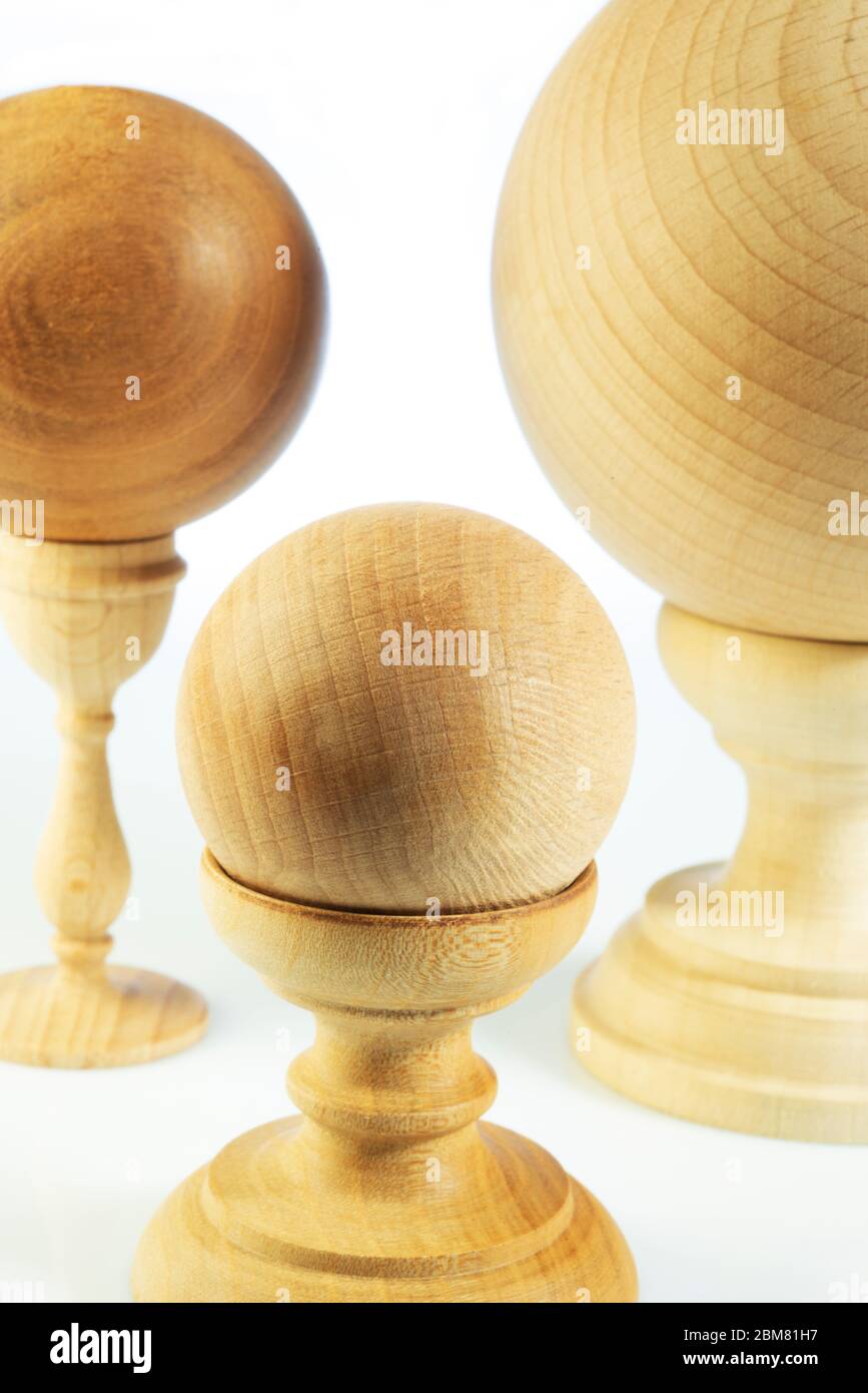 Wooden balls hi-res stock photography and images - Alamy