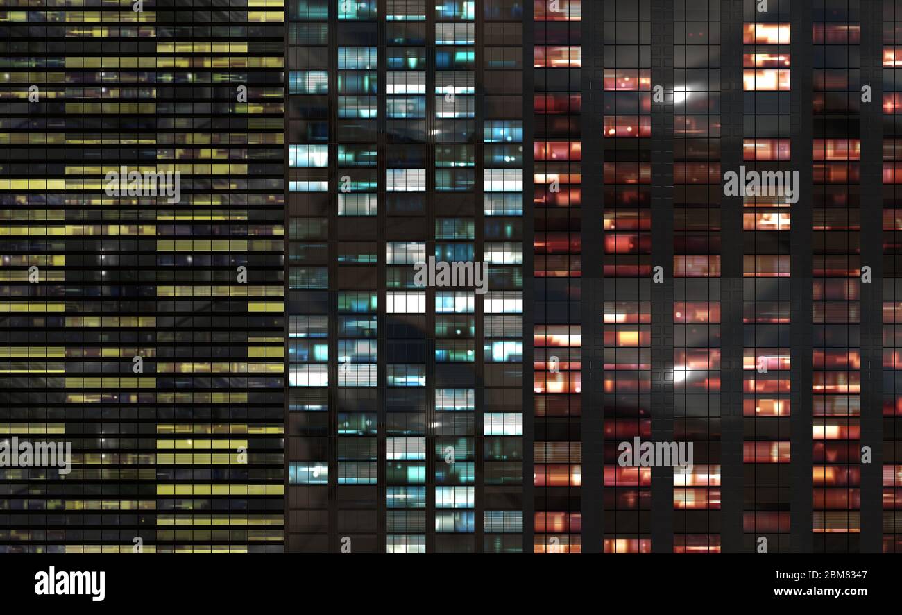 city building office windows front view Stock Photo - Alamy