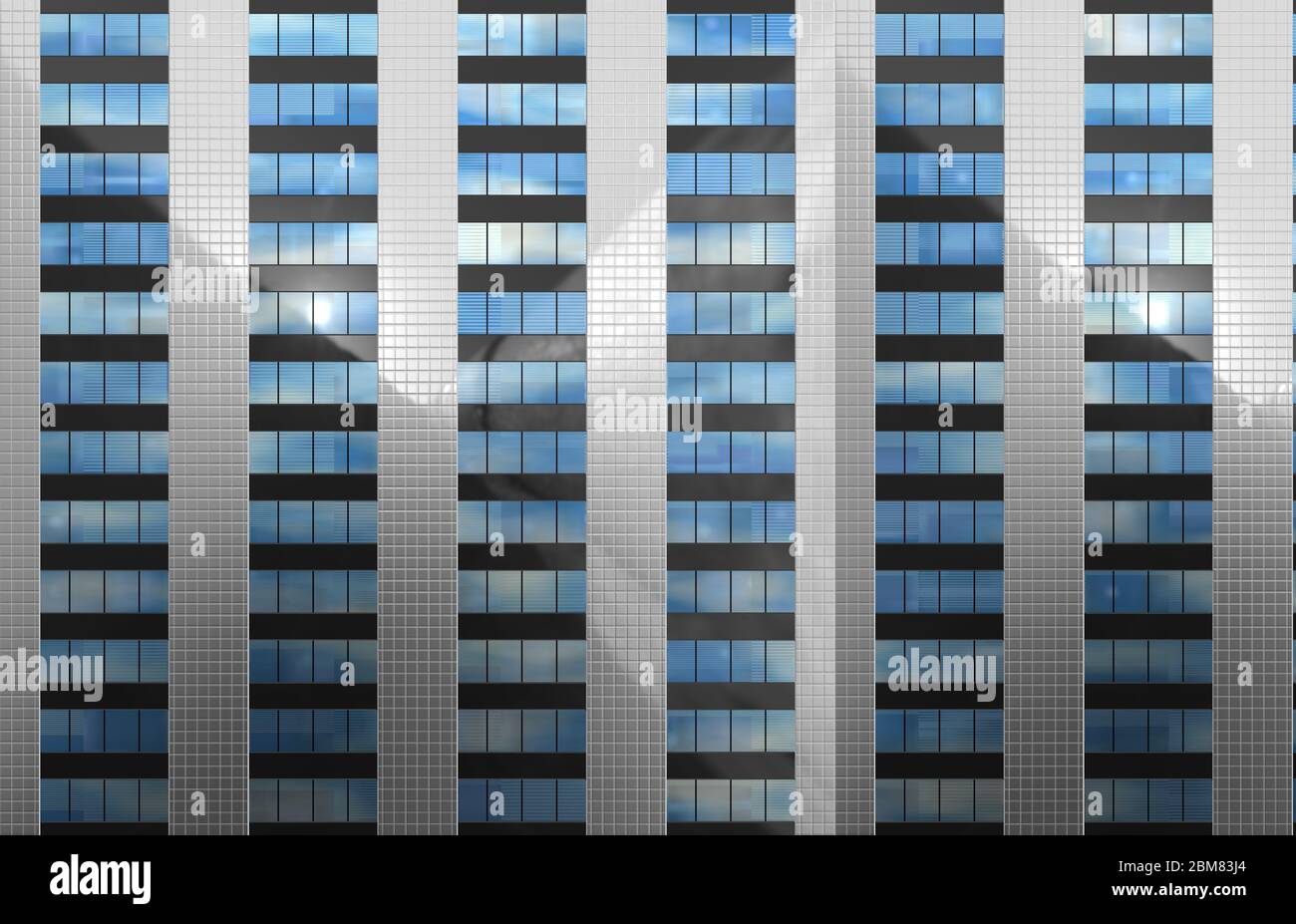 city building office windows front view Stock Photo - Alamy