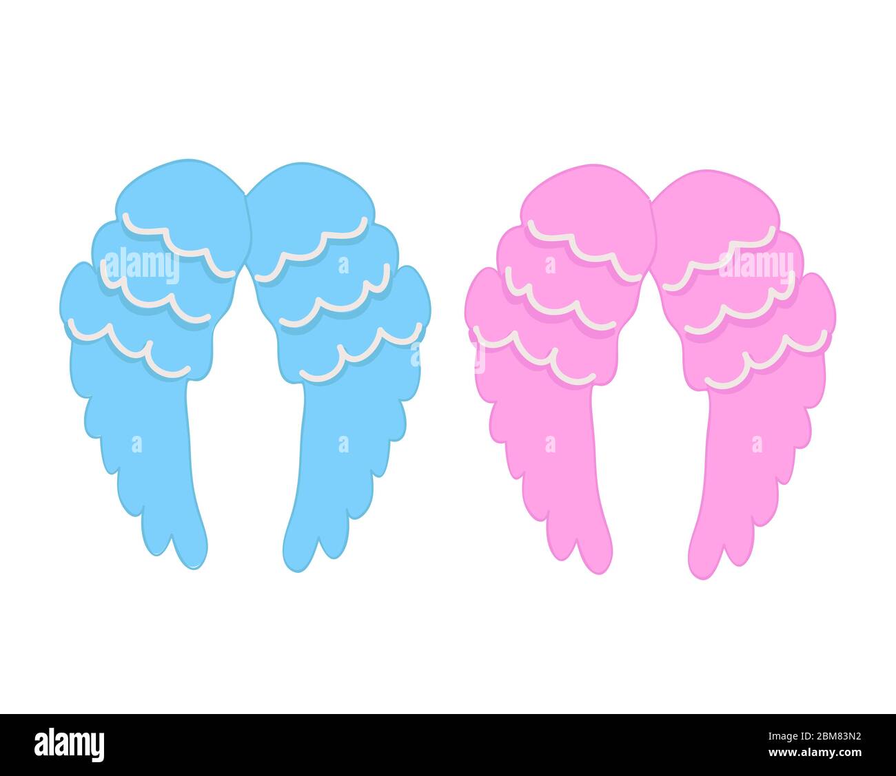 Baby Angel Wings Vector