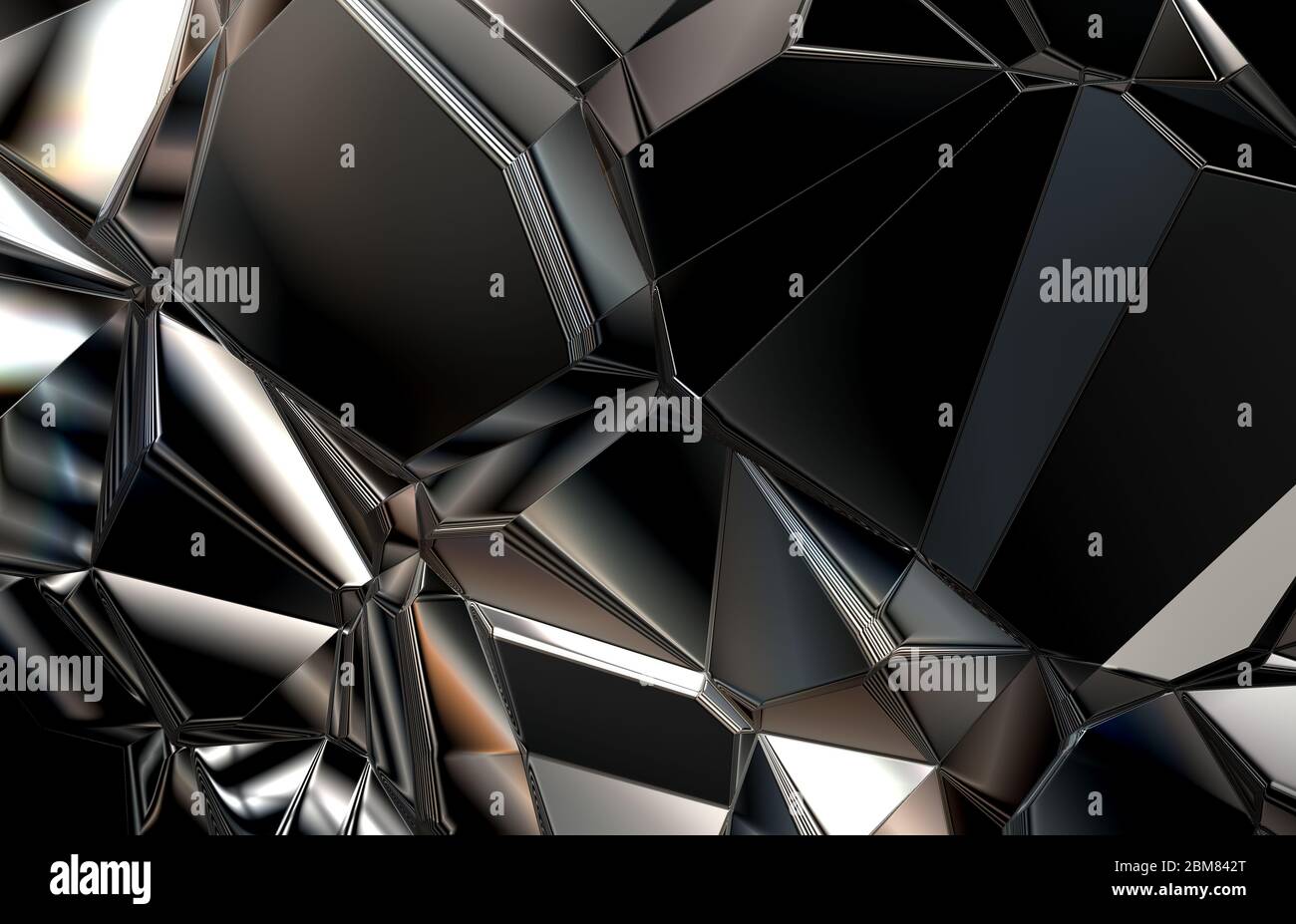 abstract metal crystal shards Stock Photo - Alamy