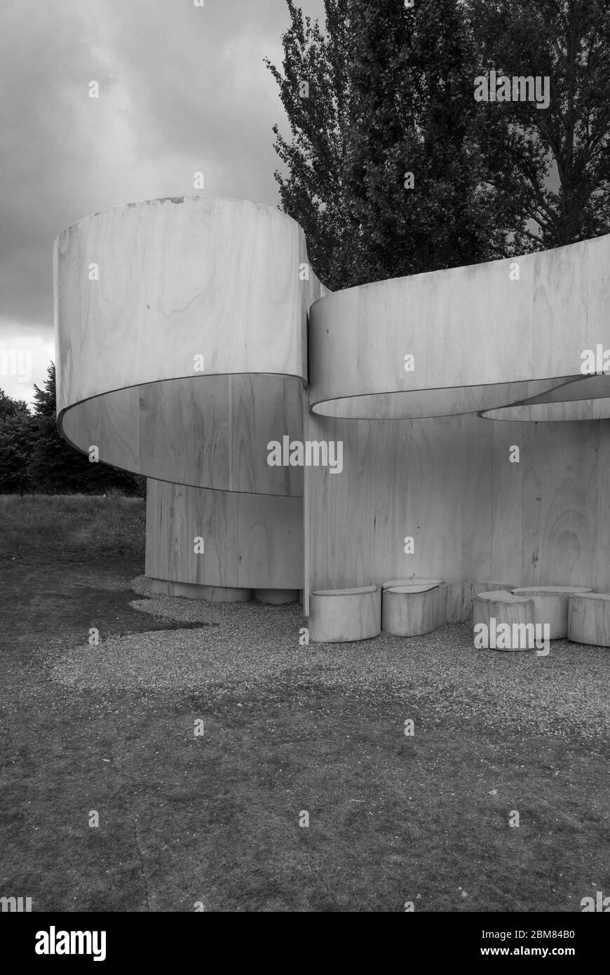 Summer House Timber Steam Bent Plywood Pavilion Serpentine Galleries ...