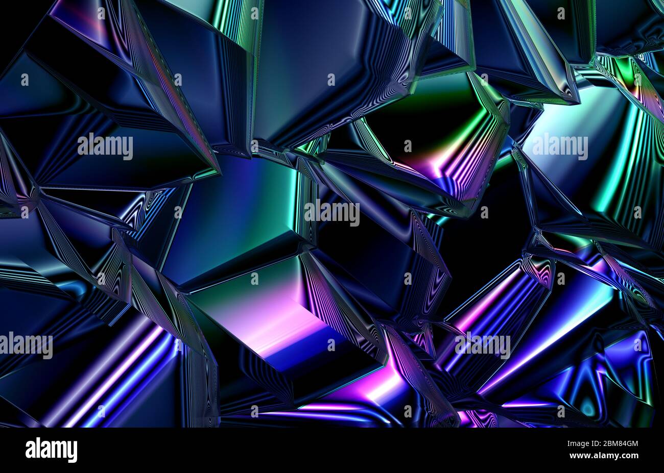 abstract metal crystal shards Stock Photo - Alamy