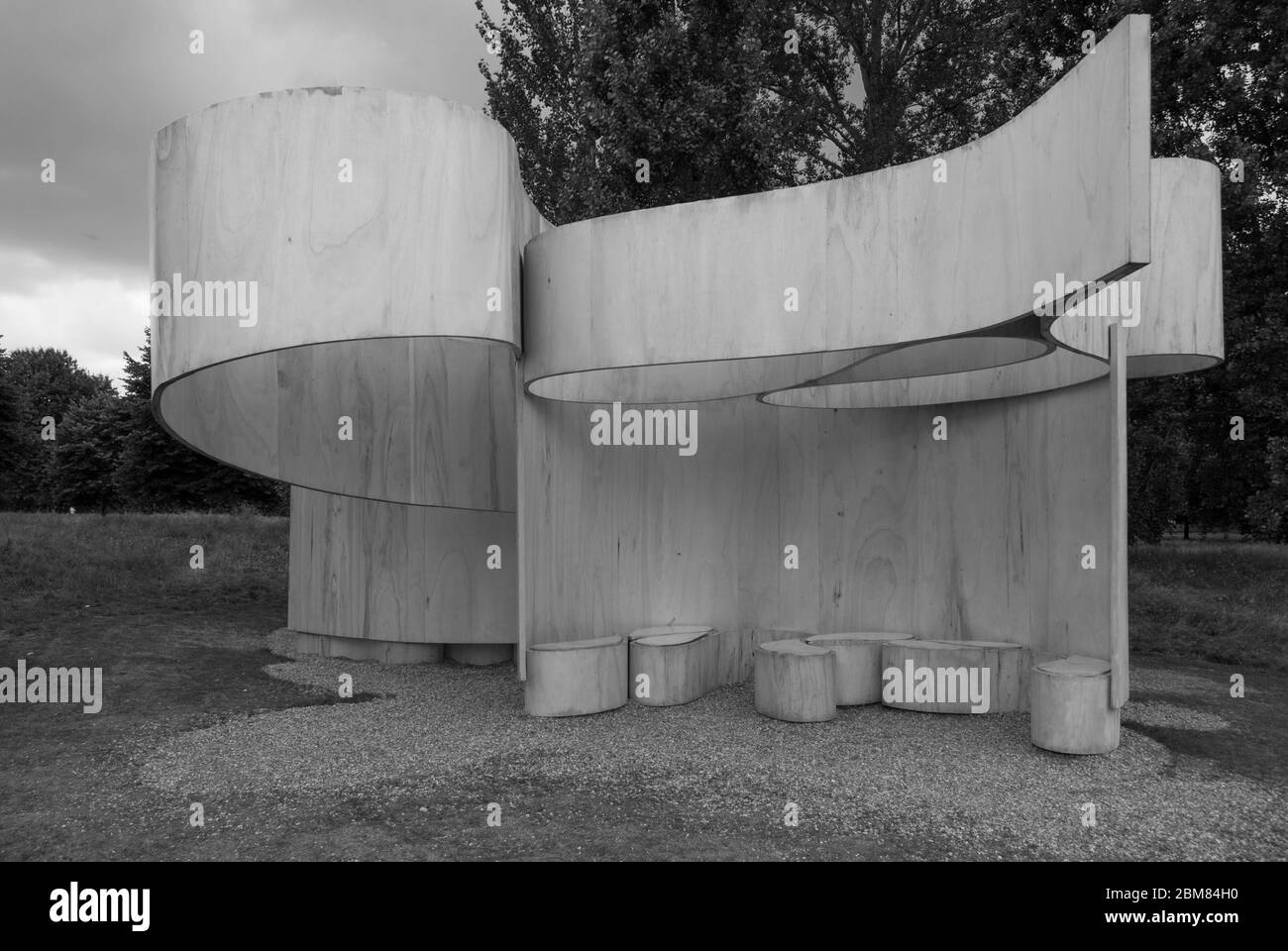 Summer House Timber Steam Bent Plywood Pavilion Serpentine Galleries ...