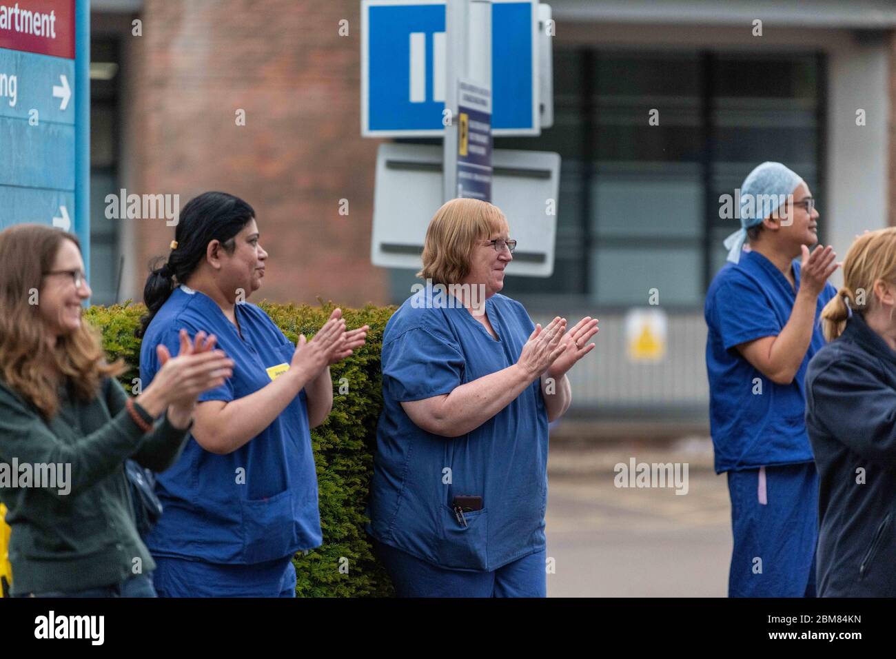 Clap for the NHS at Cheltenham General Hospital Stock Photo - Alamy