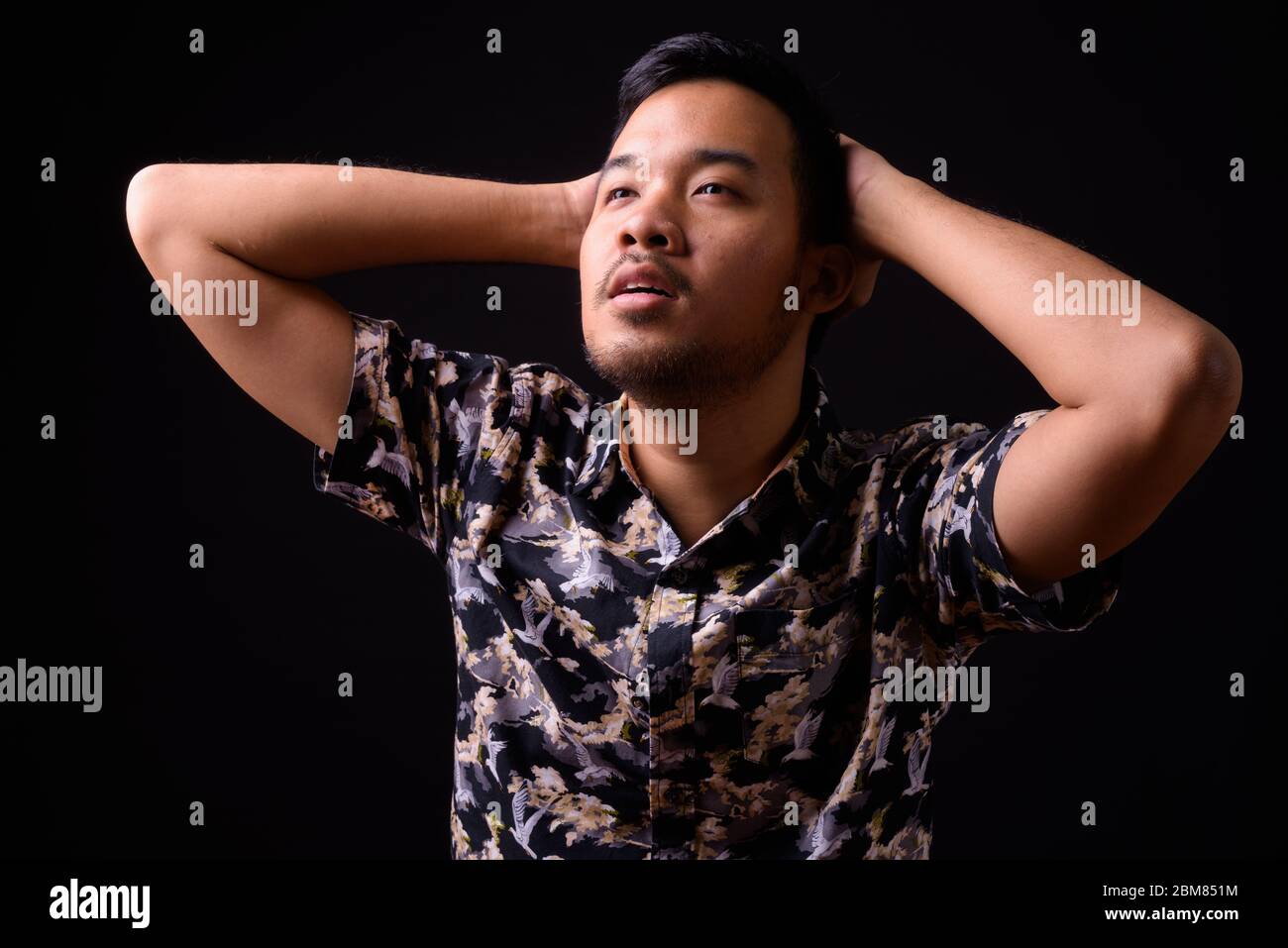 Asian Guy Hand Behind Head High Resolution Stock Photography and Images ...