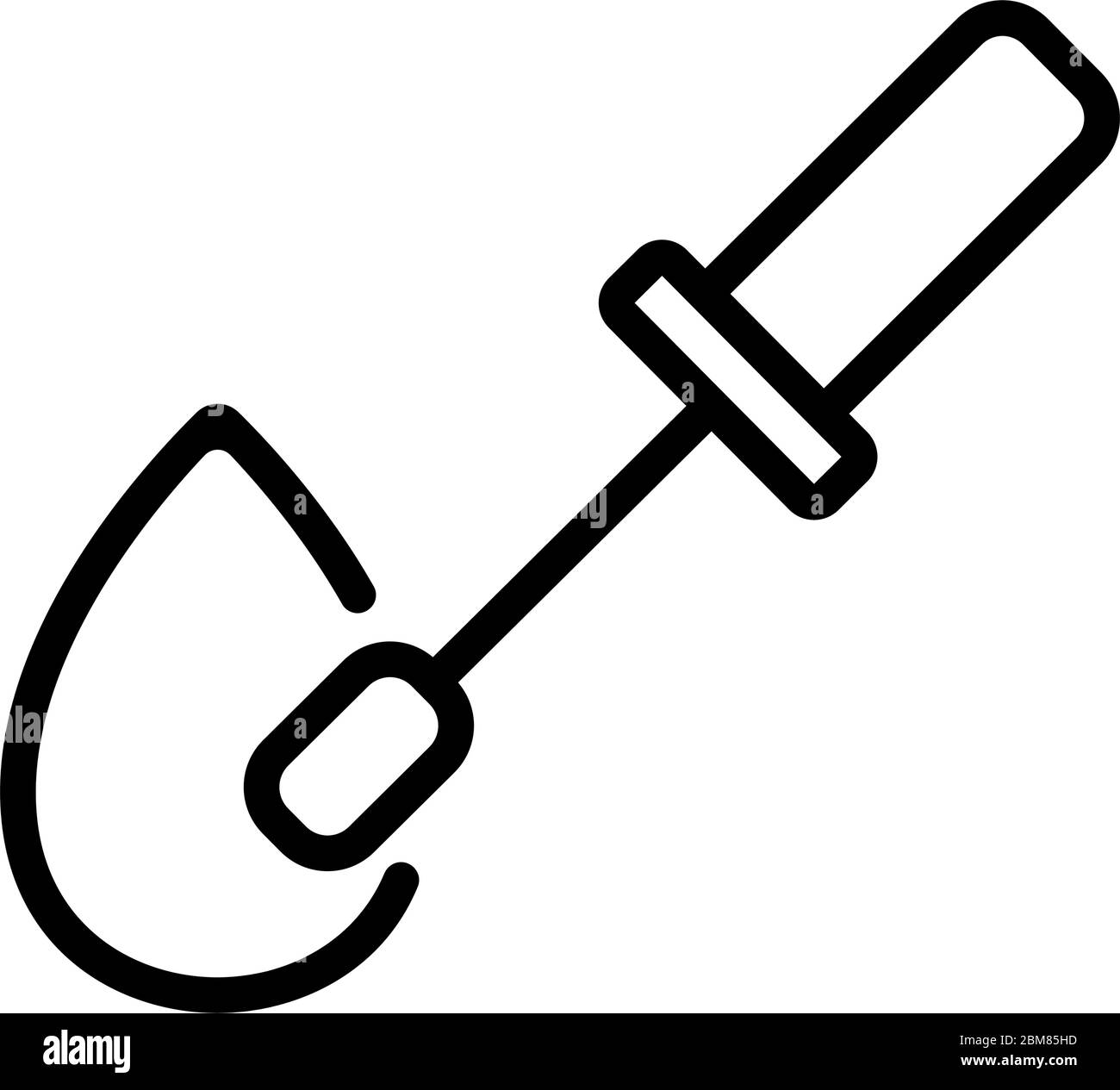 fluid sampling icon vector outline illustration Stock Vector Image ...