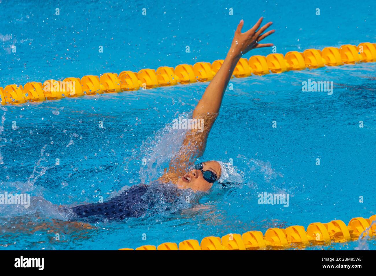 Katie Hoff (USA) competes in the Women's 400 metre individual medley ...