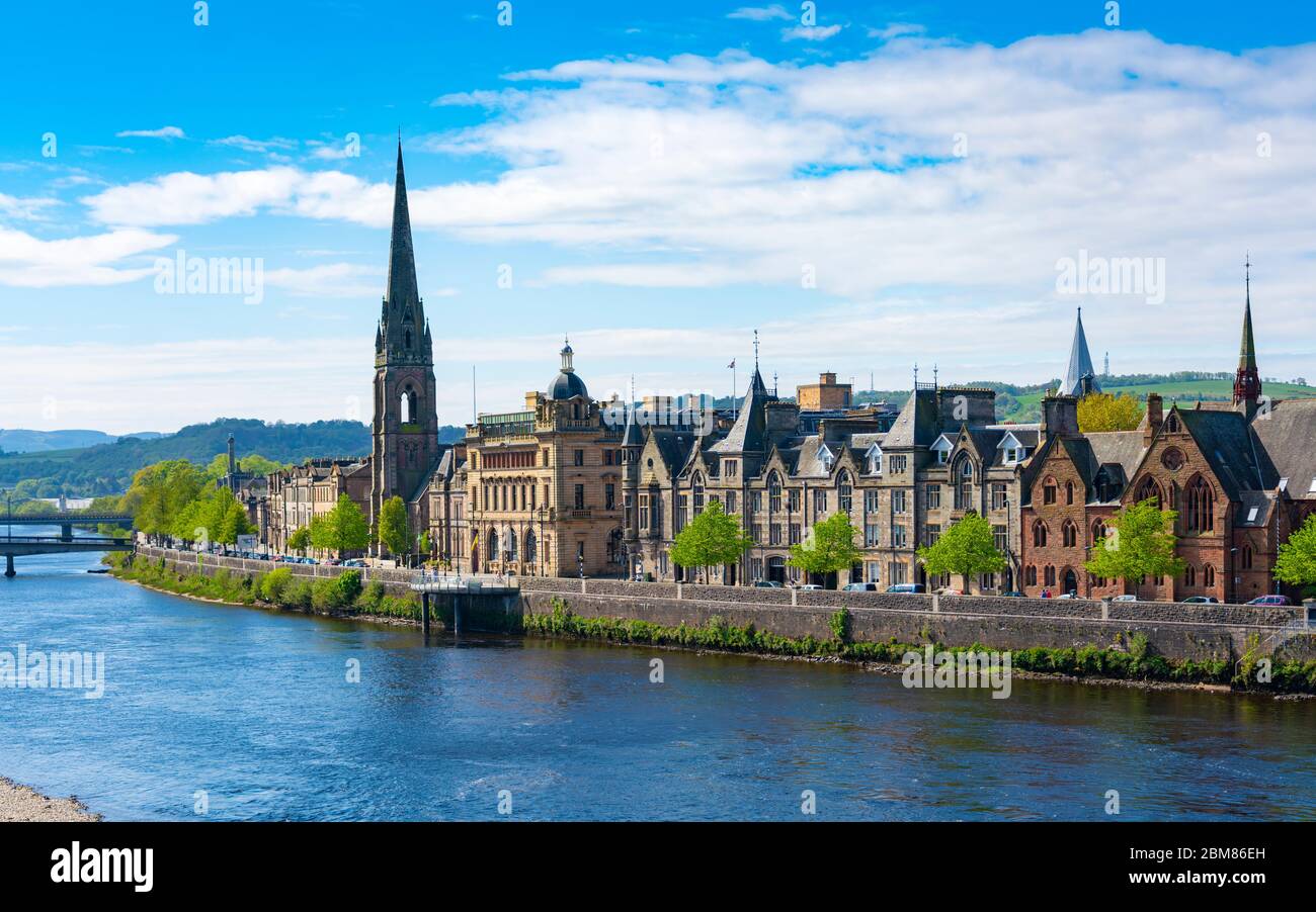 Perth scotland city centre hi-res stock photography and images - Alamy