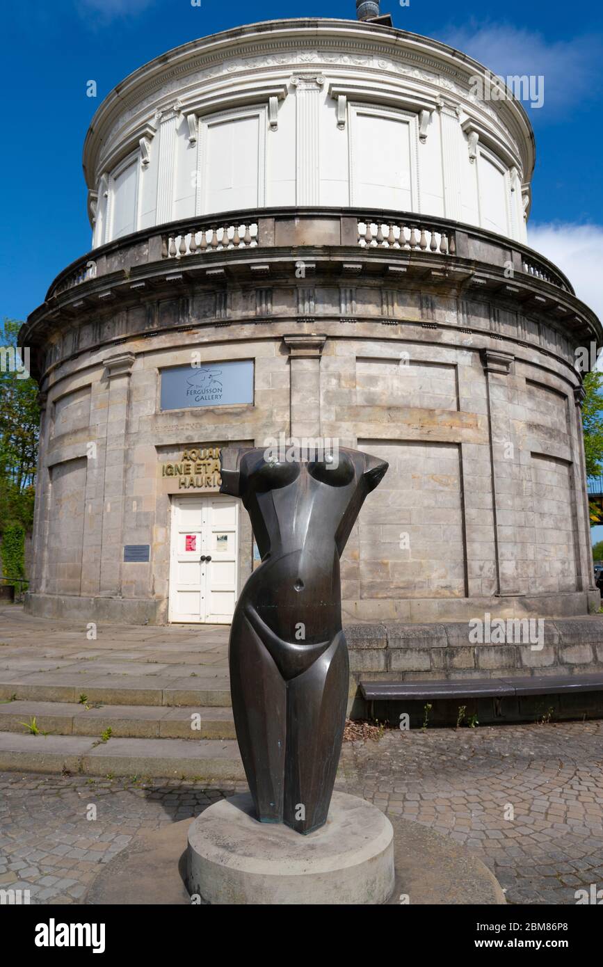 Exterior view of Fergusson Gallery in Perth, Scotland, UK Stock Photo ...