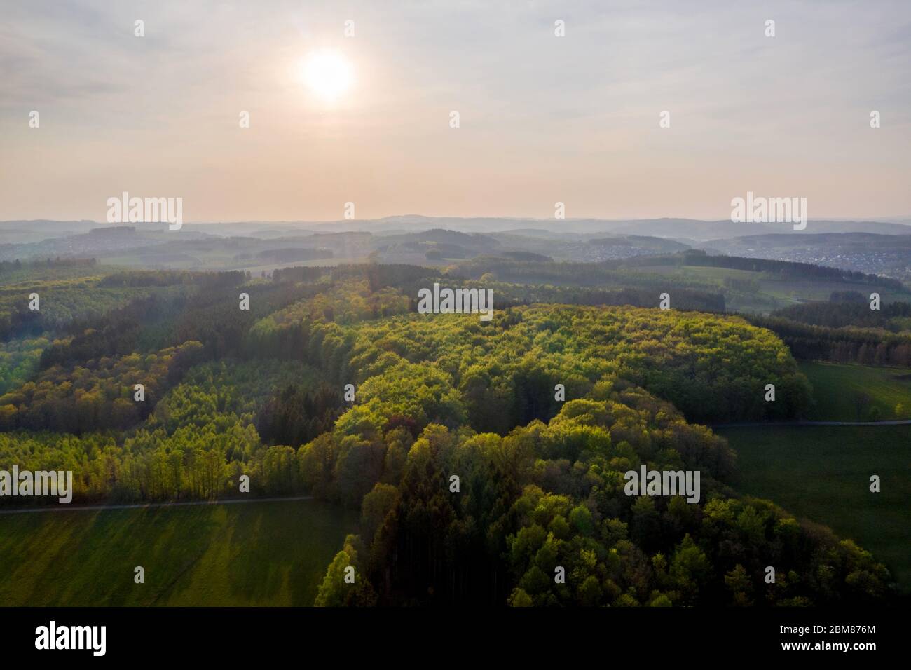 spring nature landscape from above Stock Photo - Alamy