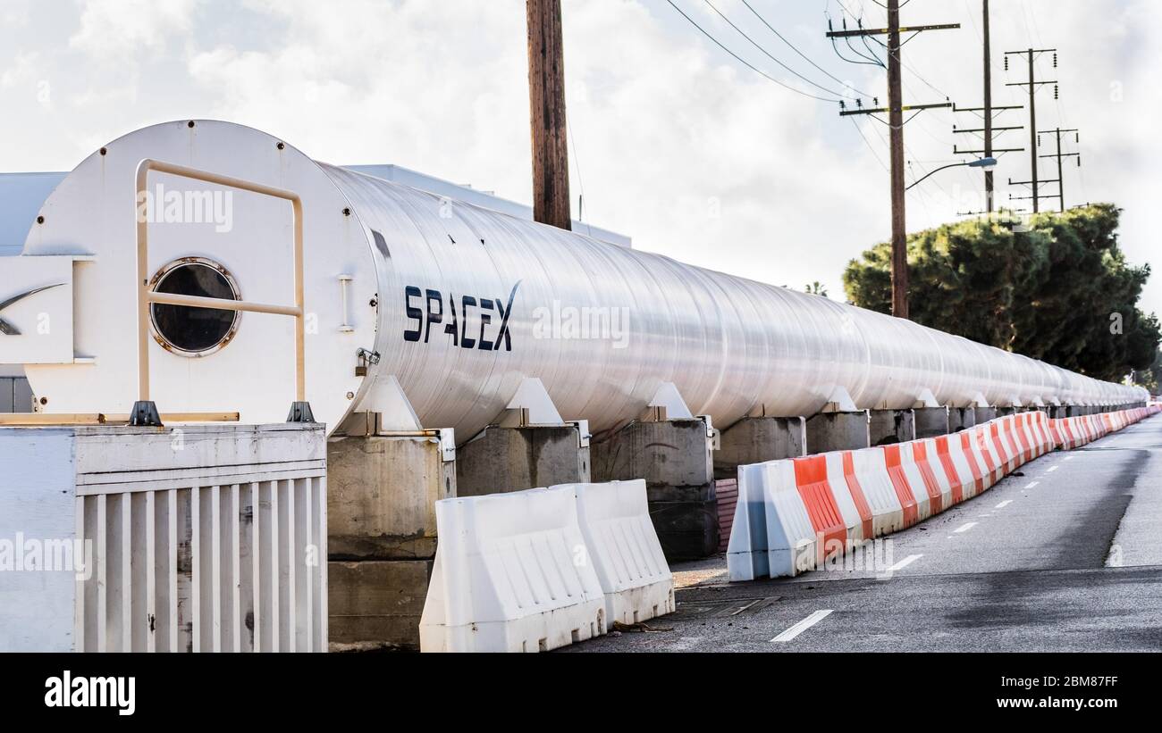 Dec 8, 2019 Hawthorne / Los Angeles / CA / USA - Hyperloop POD ...