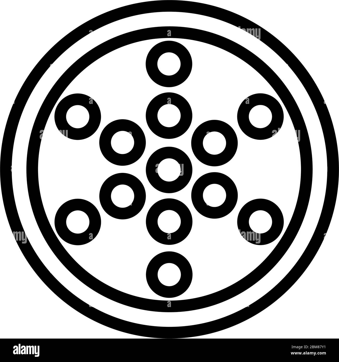 led spotlight icon vector outline illustration Stock Vector Image & Art ...