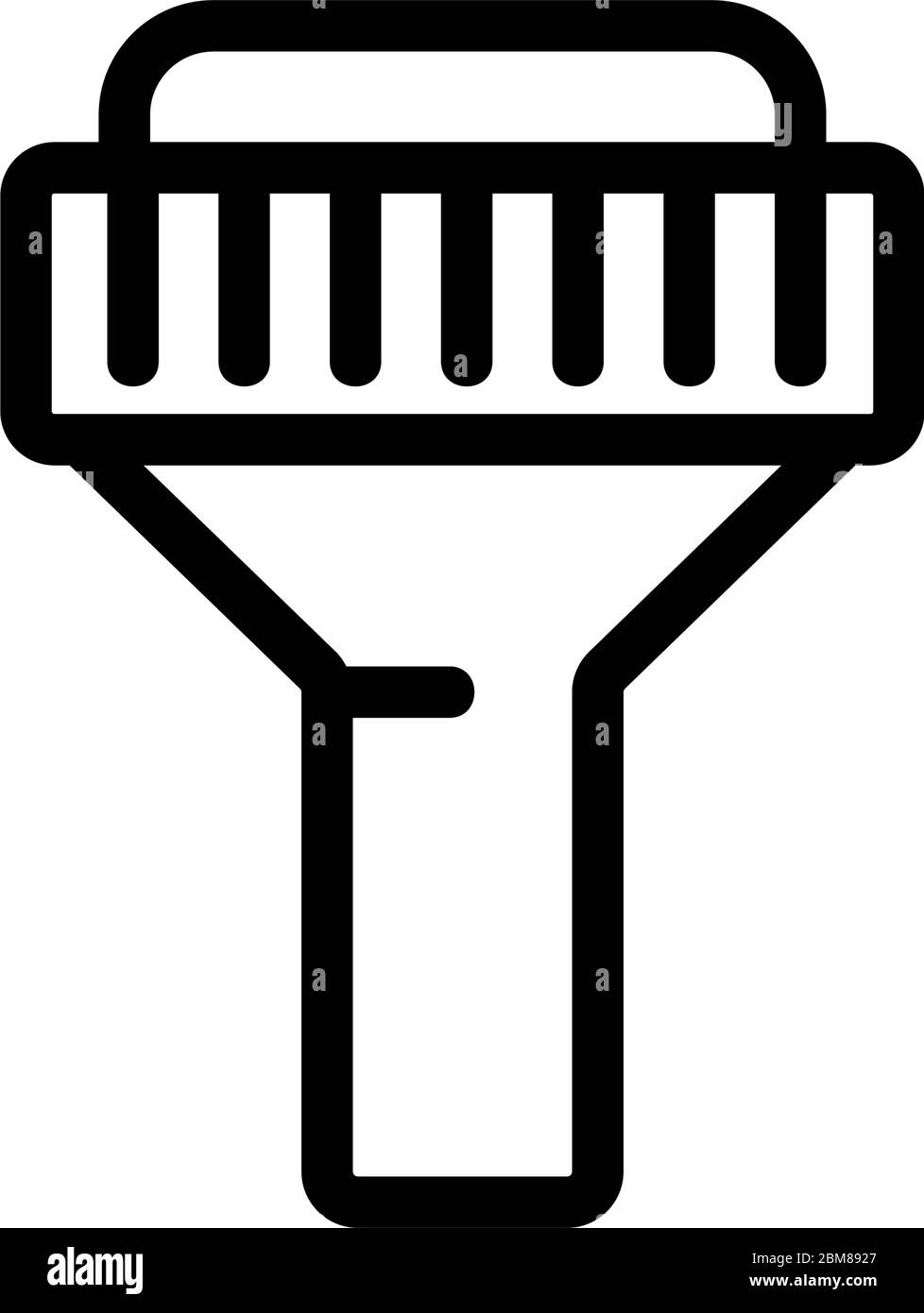 led lampholder icon vector outline illustration Stock Vector Image ...