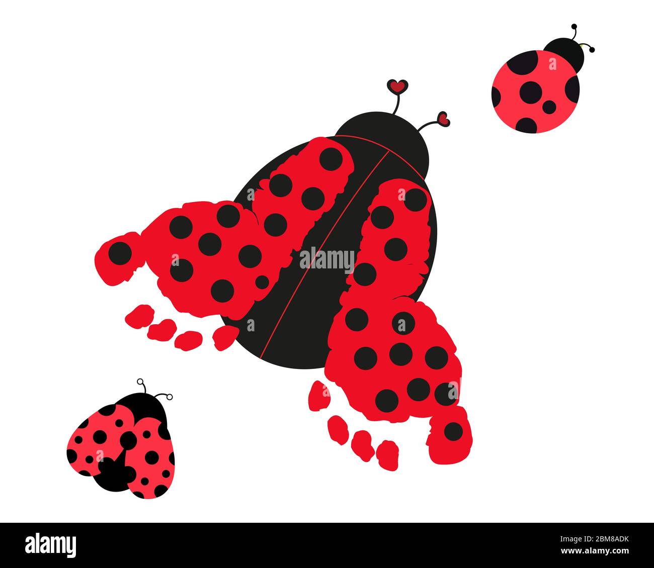 Woman ladybug Cut Out Stock Images & Pictures - Alamy