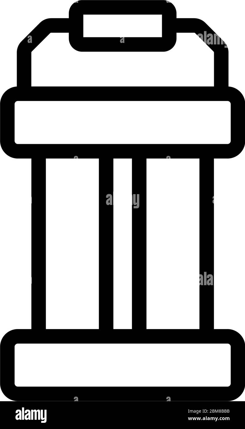 Portable lighting device Stock Vector Images - Alamy