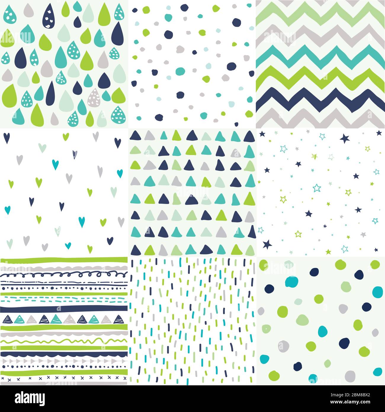 Hand drawn geometric patterns, abstract digital papers, abstract ...