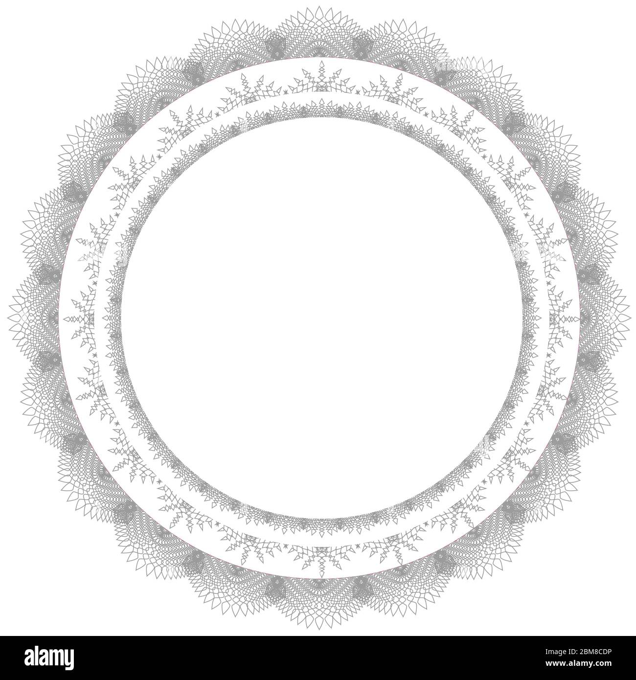 Lace circle frame vector background Stock Vector Image & Art - Alamy