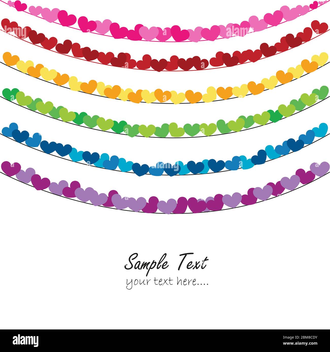 Enjoy rainbow Stock Vector Images - Alamy