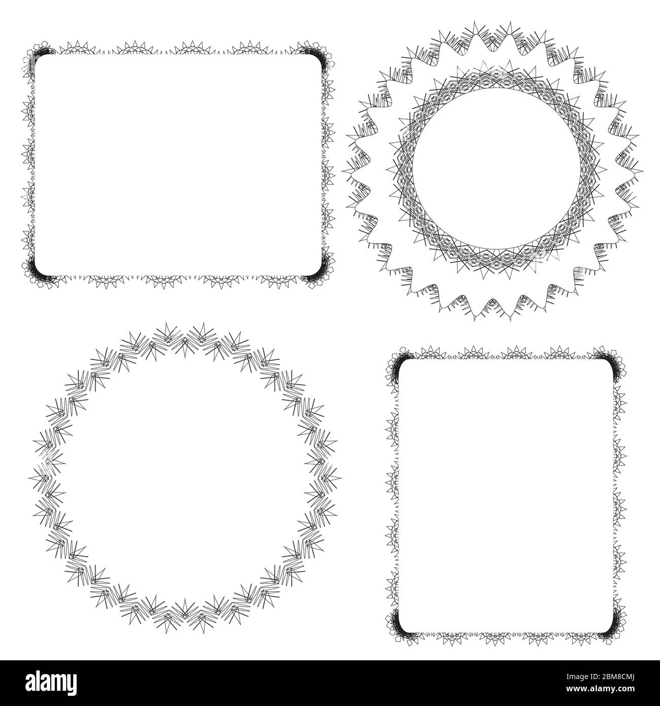 Lace vector frame set Stock Vector Image & Art - Alamy