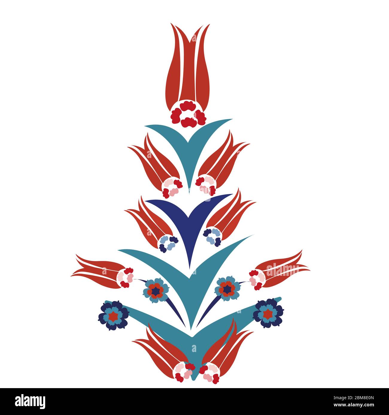 Middle flowers Stock Vector Images - Alamy