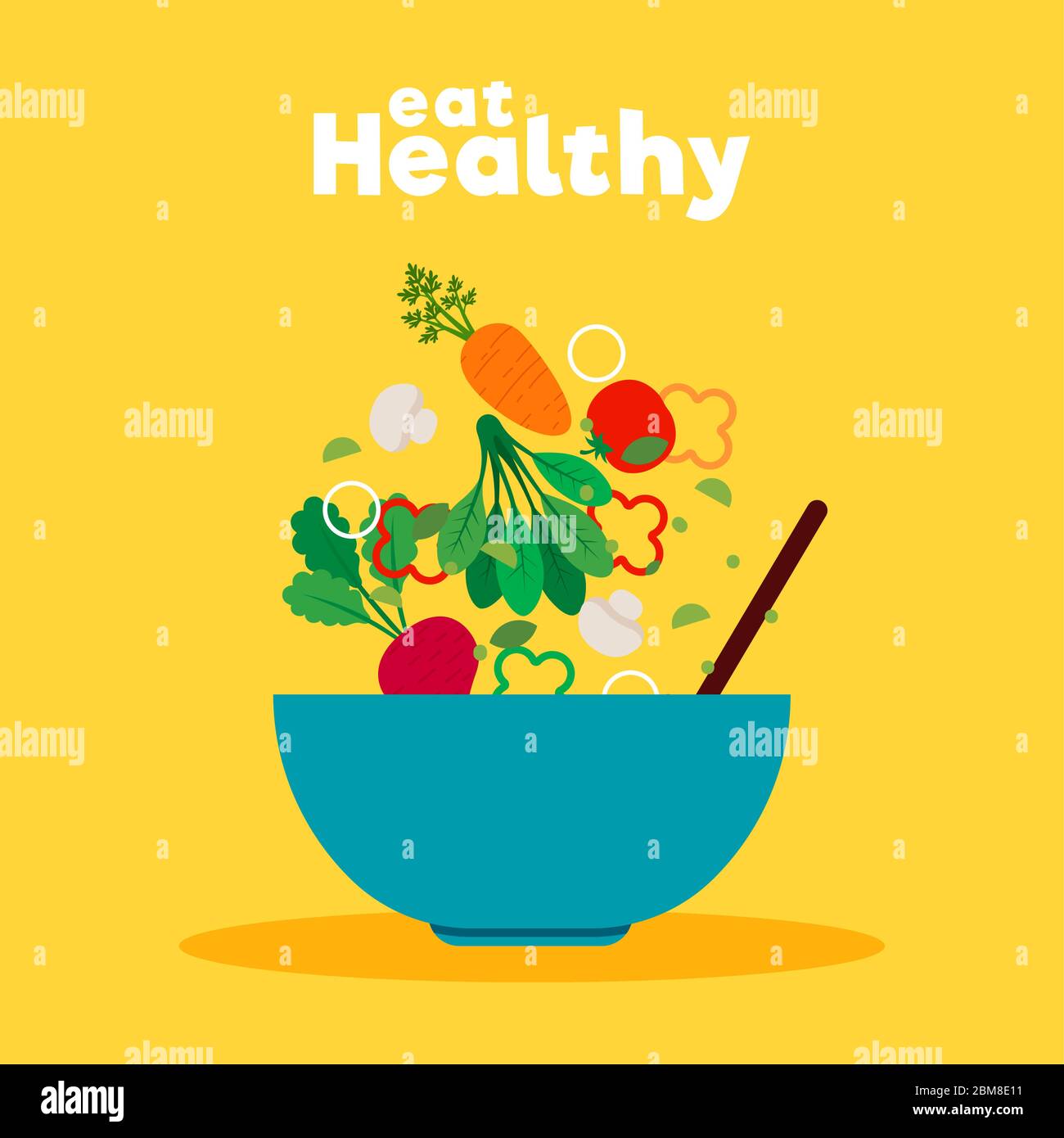Healthy food poster Stock Vector Image & Art - Alamy