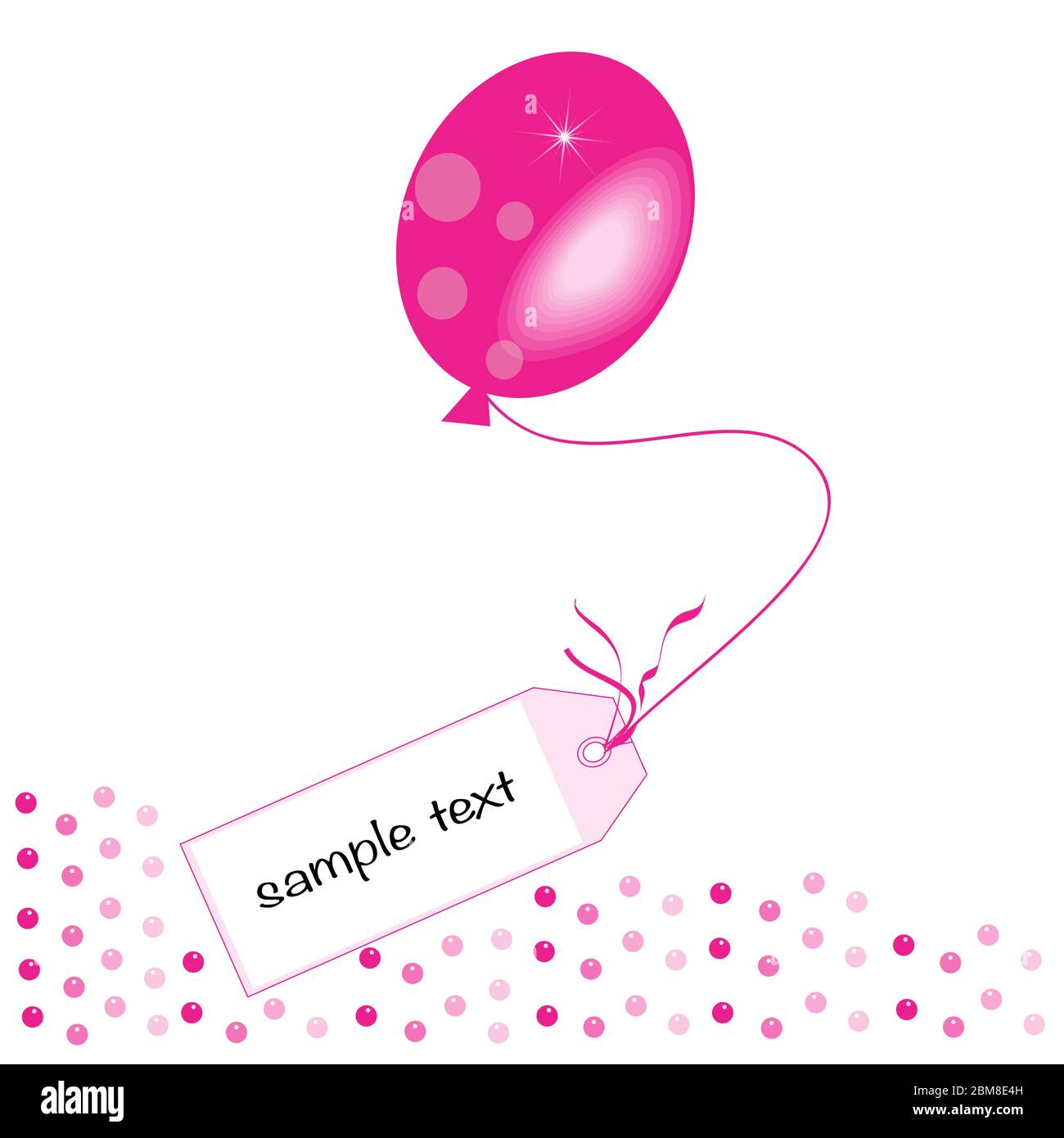 Pink message ballon vector background Stock Vector Image & Art - Alamy