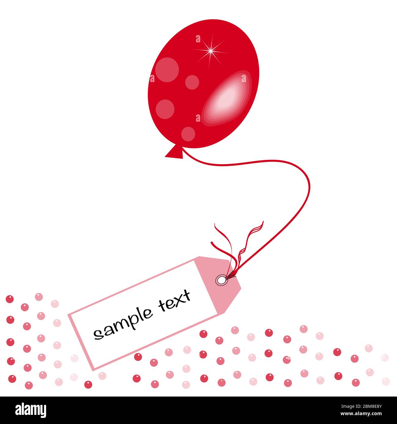 Red message ballon vector background Stock Vector Image & Art - Alamy