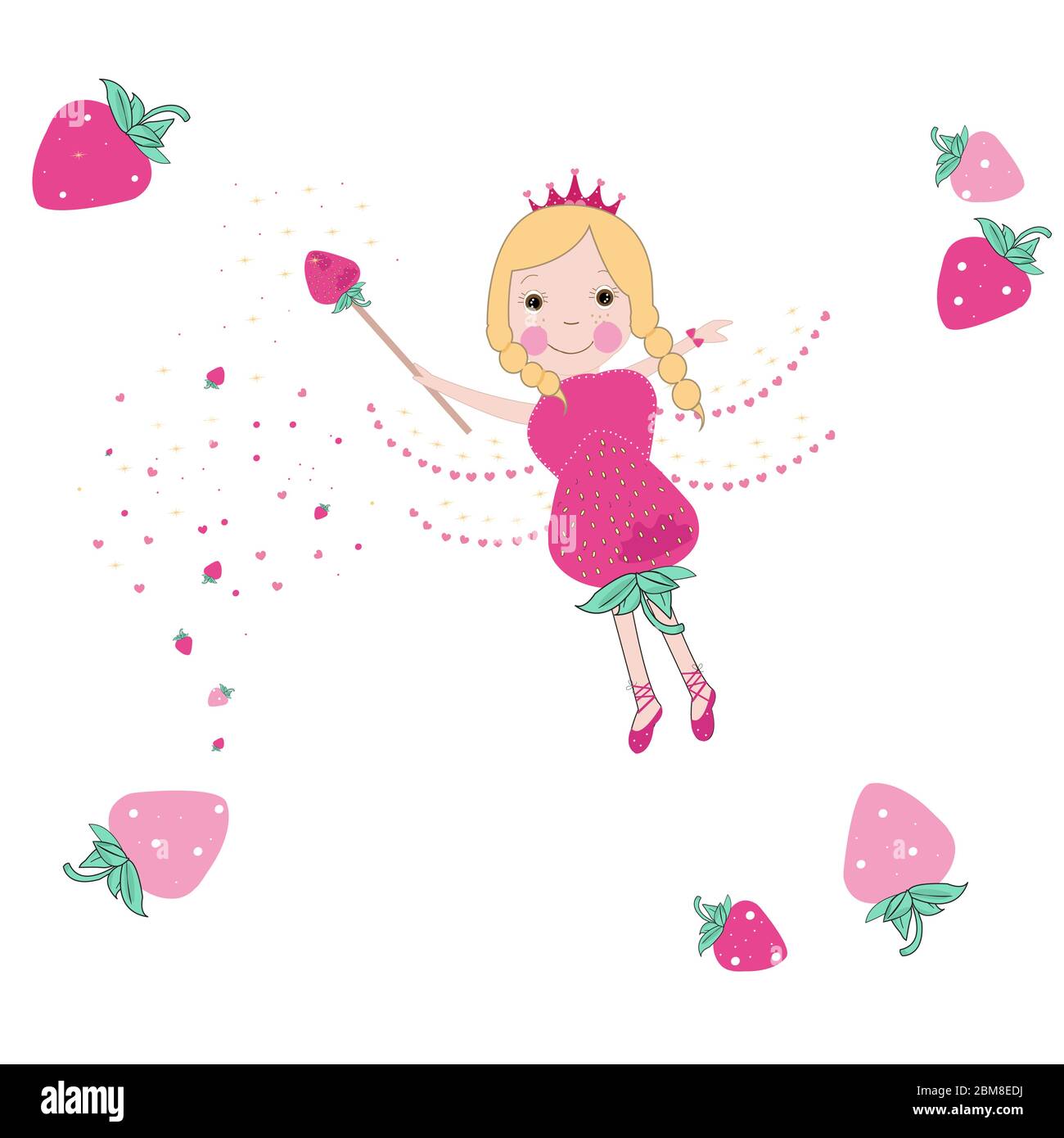 Strawberry fairy tale Stock Vector Image & Art - Alamy