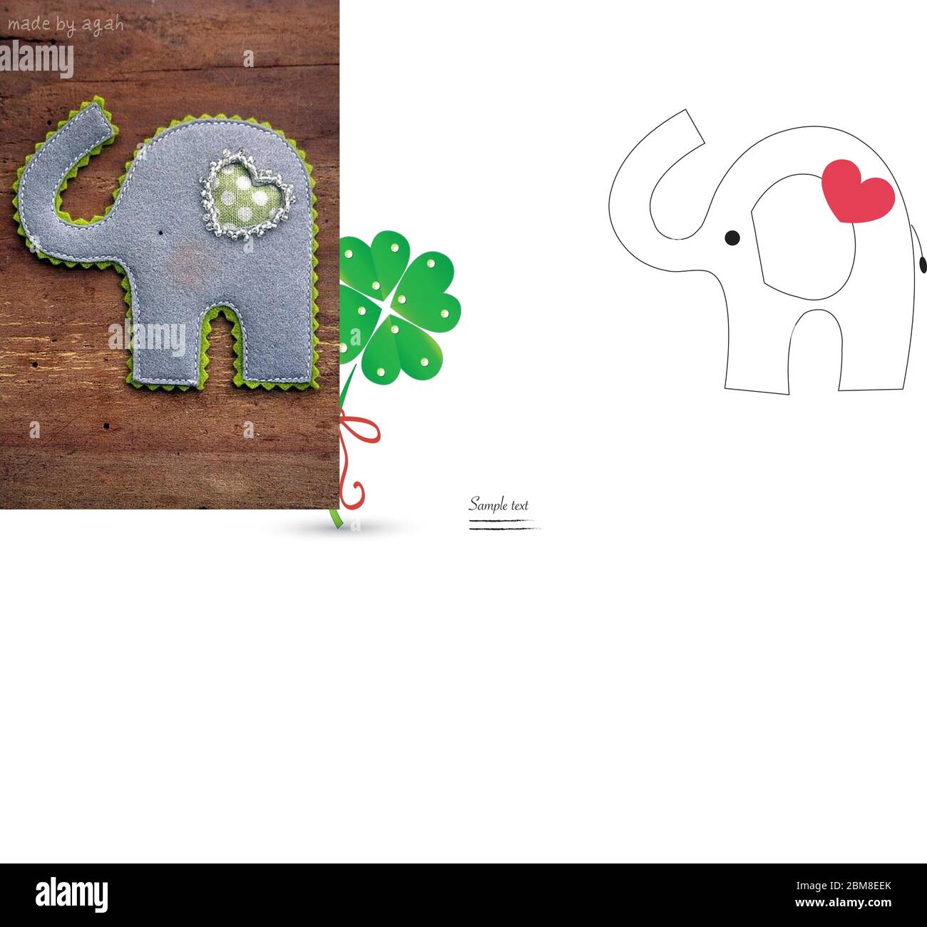 Good luck clover vector background Stock Vector Image & Art - Alamy