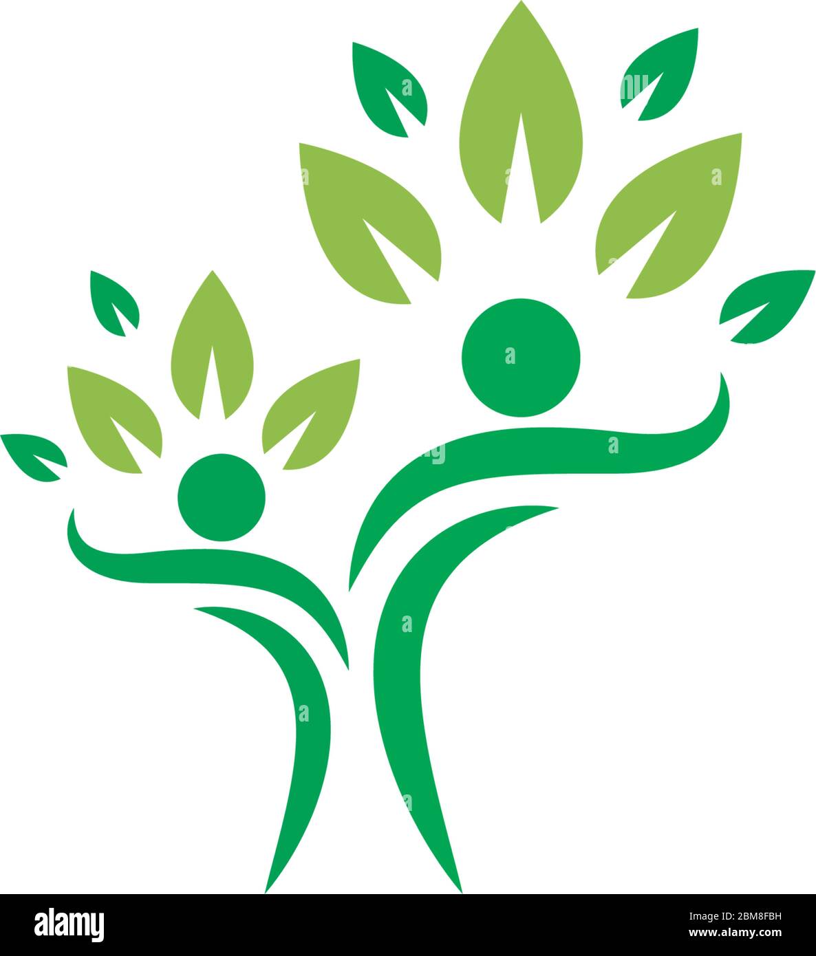 People tree care logo illustration Stock Vector Image & Art - Alamy