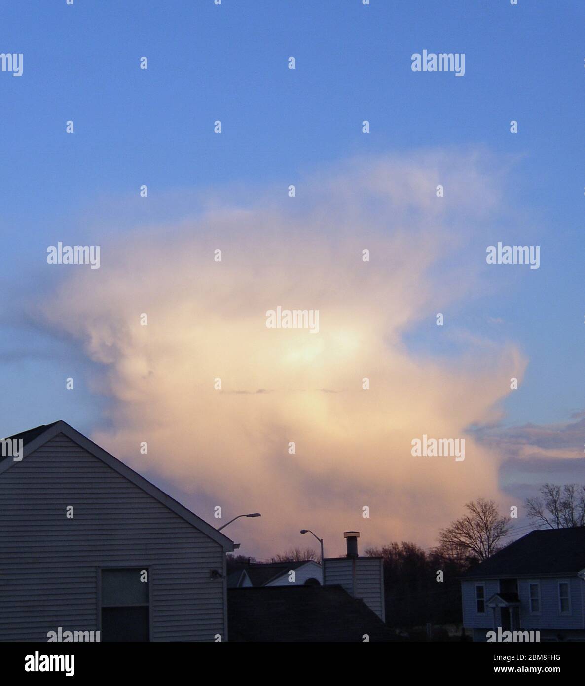 Thunderstorm Cloud in the Distance Stock Photo - Alamy