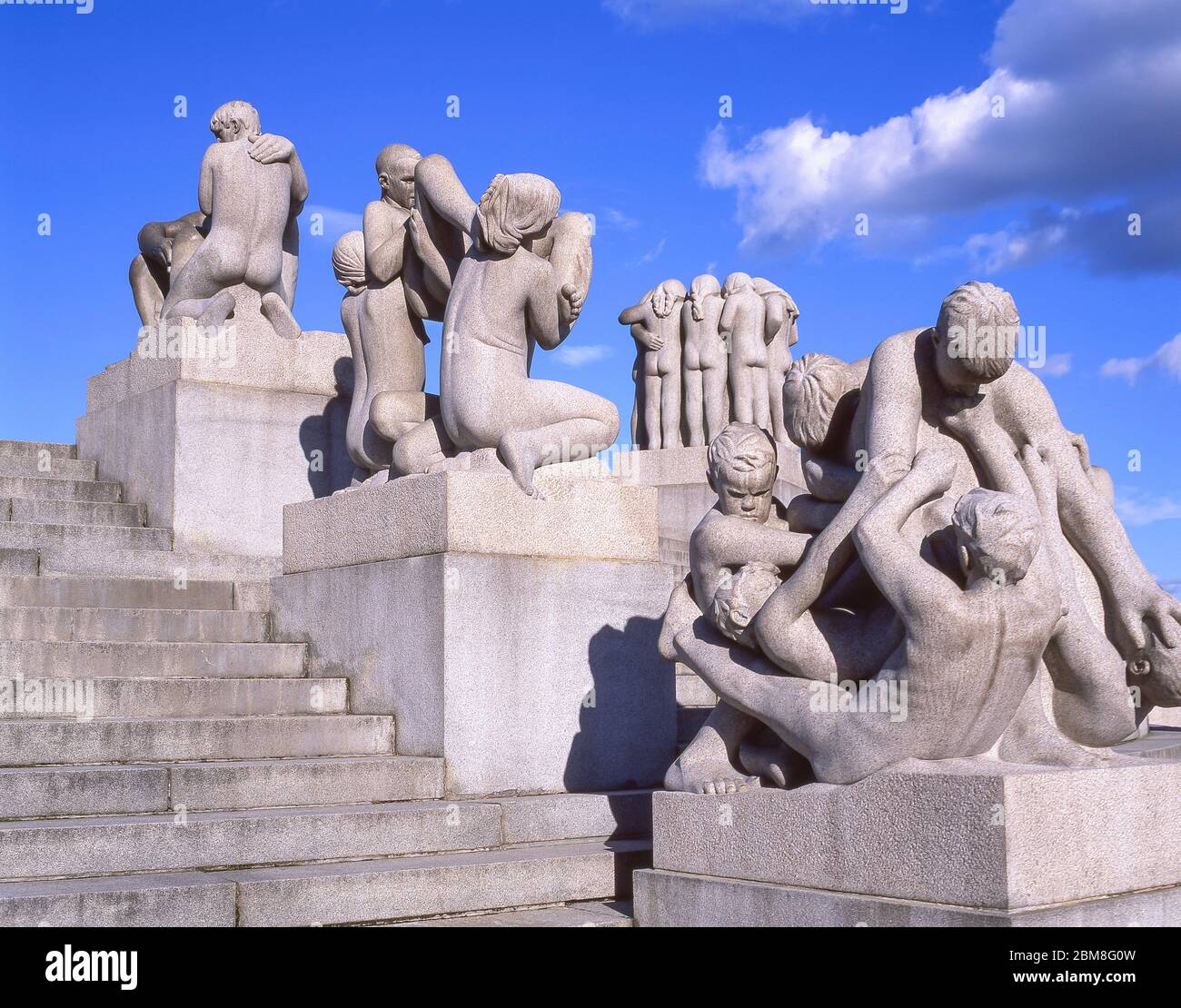 Vigeland sculptures in Frogner Park, Bydel Frogner, Oslo, Kingdom of ...
