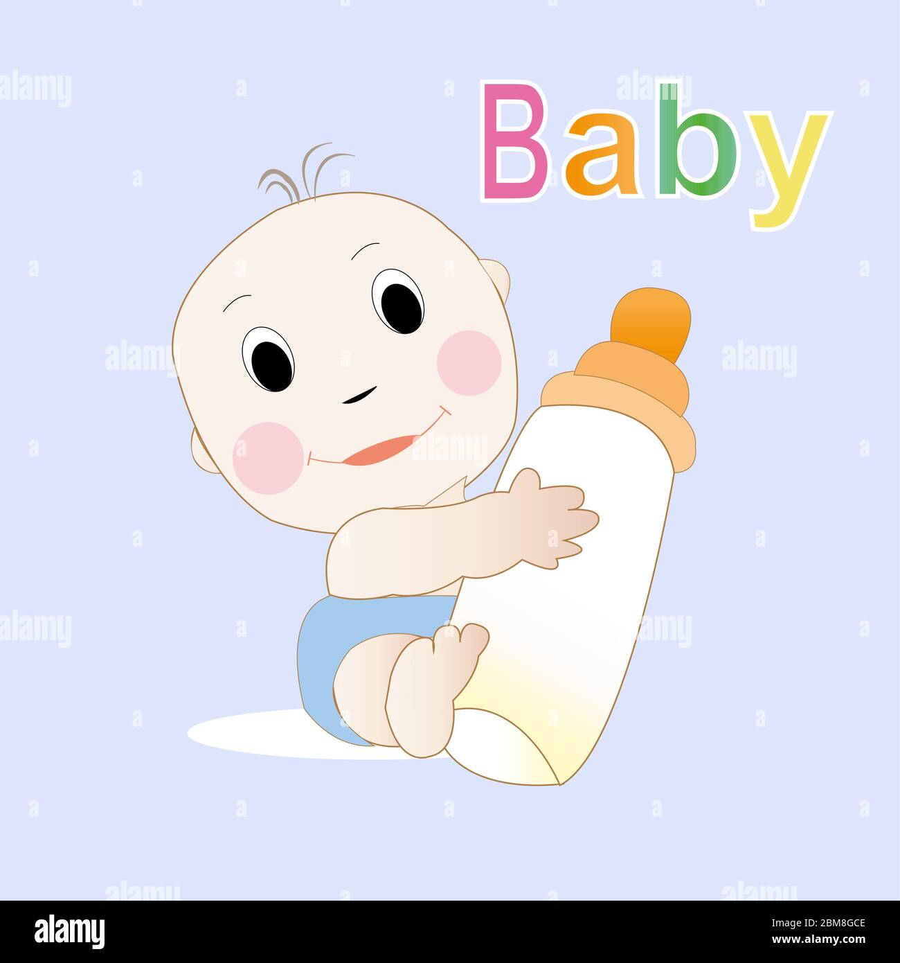 Baby boy vector Stock Vector Image & Art - Alamy