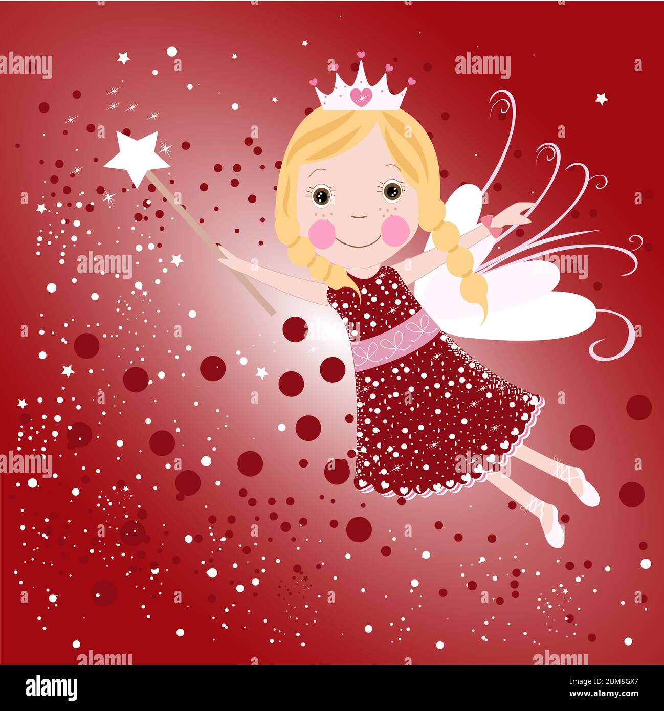 christmas fairy vector Stock Vector Image & Art - Alamy
