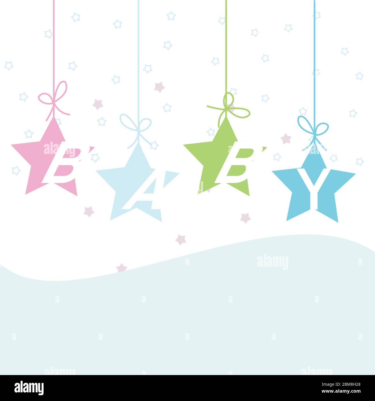 baby greeting card vector Stock Vector Image & Art - Alamy