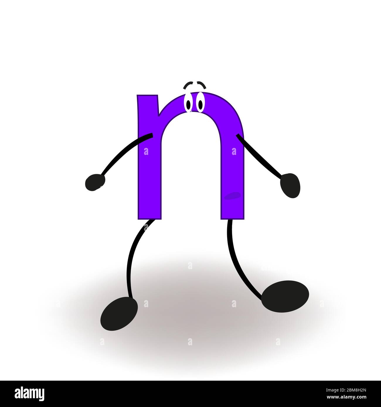 Funny N letter vector Stock Vector Image & Art - Alamy