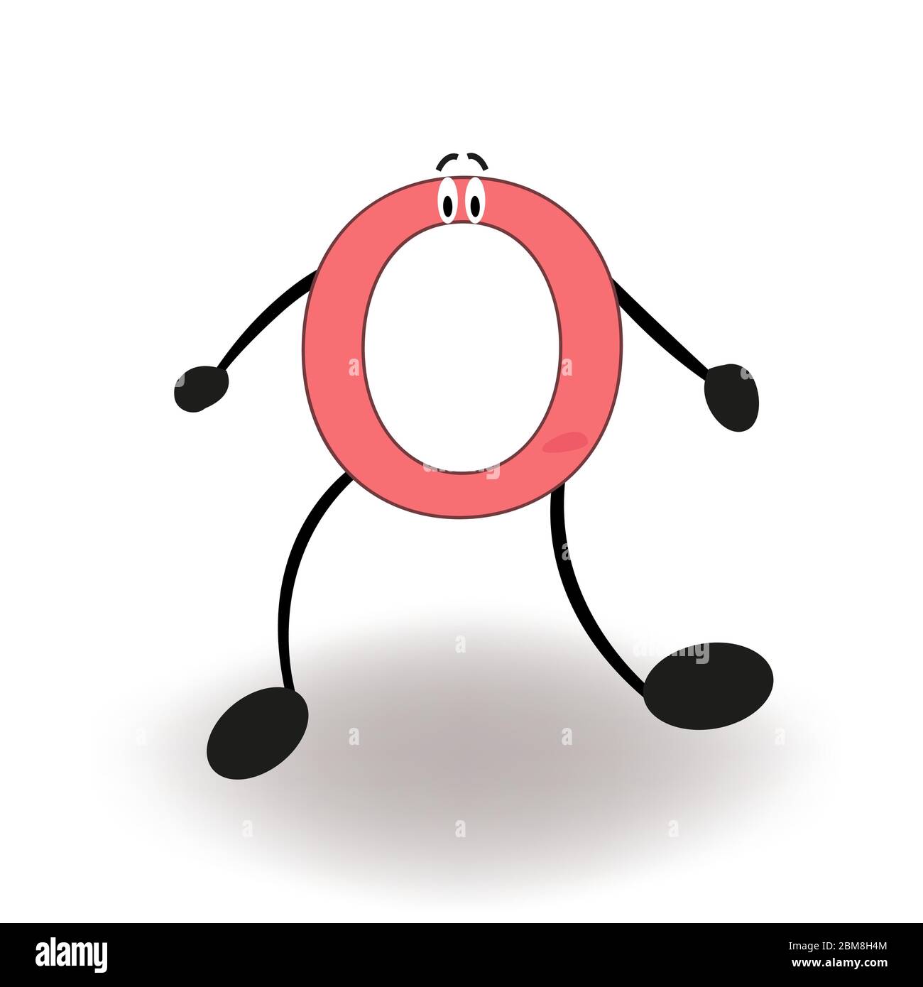 Funny O letter vector Stock Vector Image & Art - Alamy