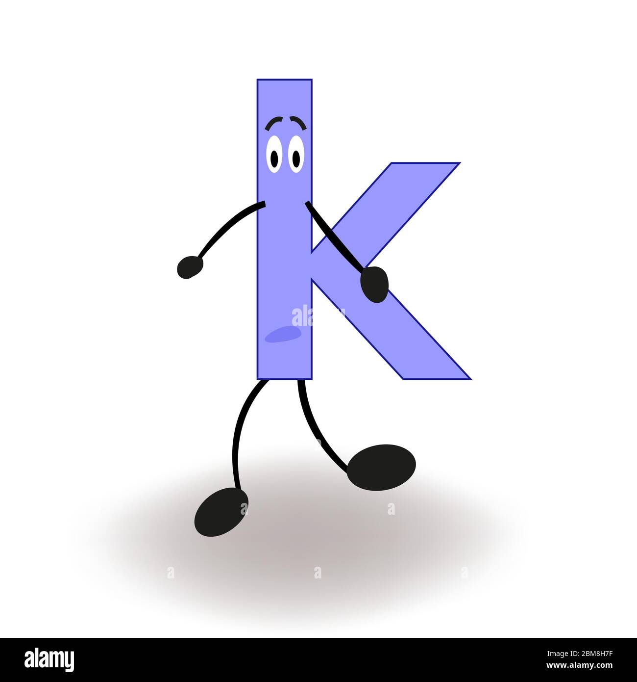 Funny K letter vector Stock Vector Image & Art - Alamy