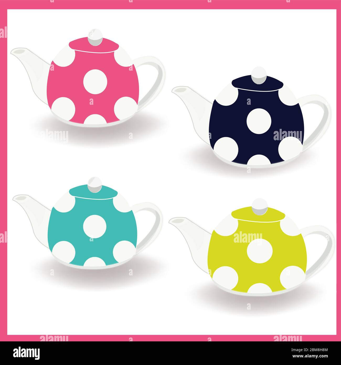 colorful teapot vector Stock Vector Image & Art - Alamy