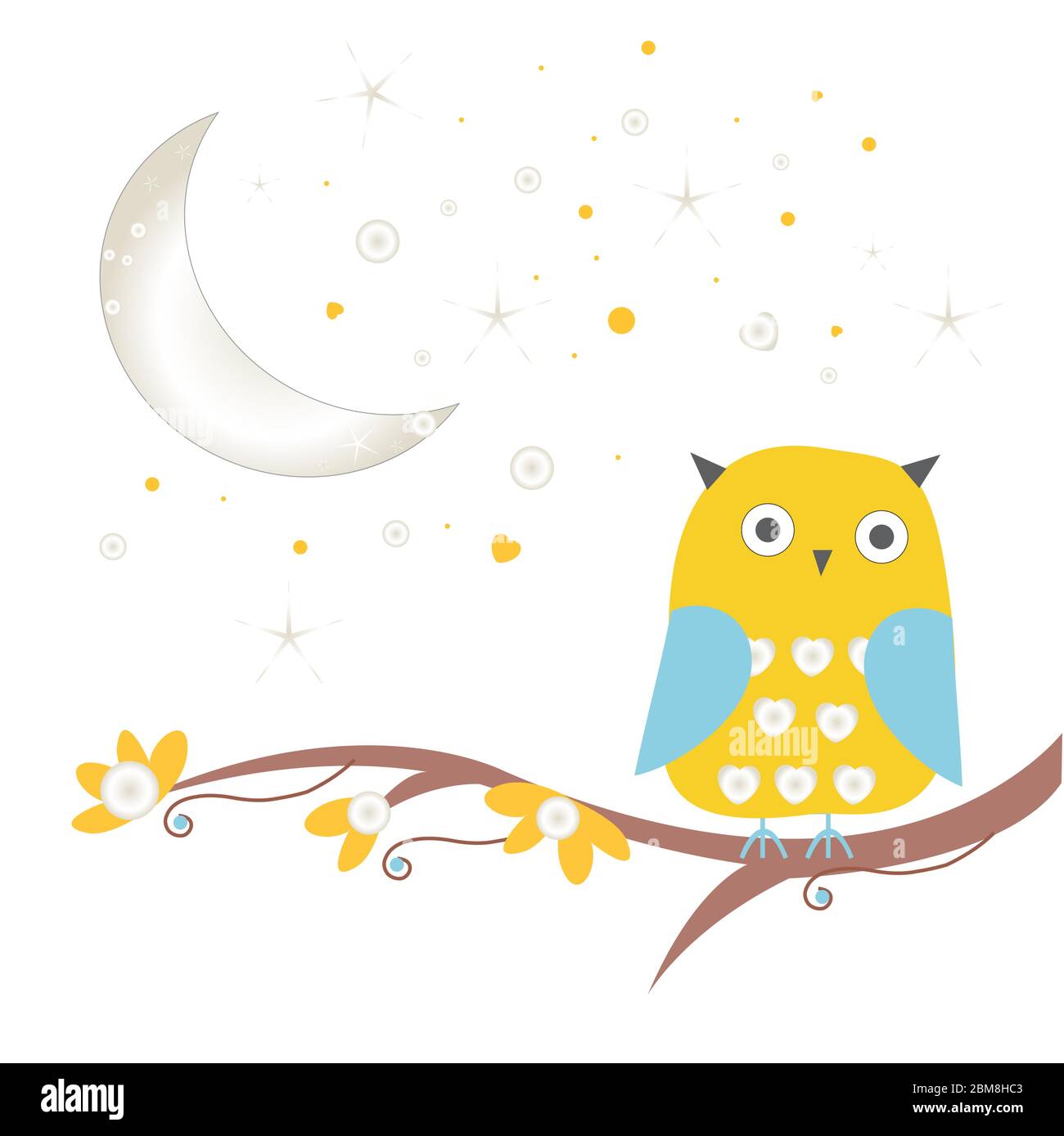 Owl moon hi-res stock photography and images - Alamy