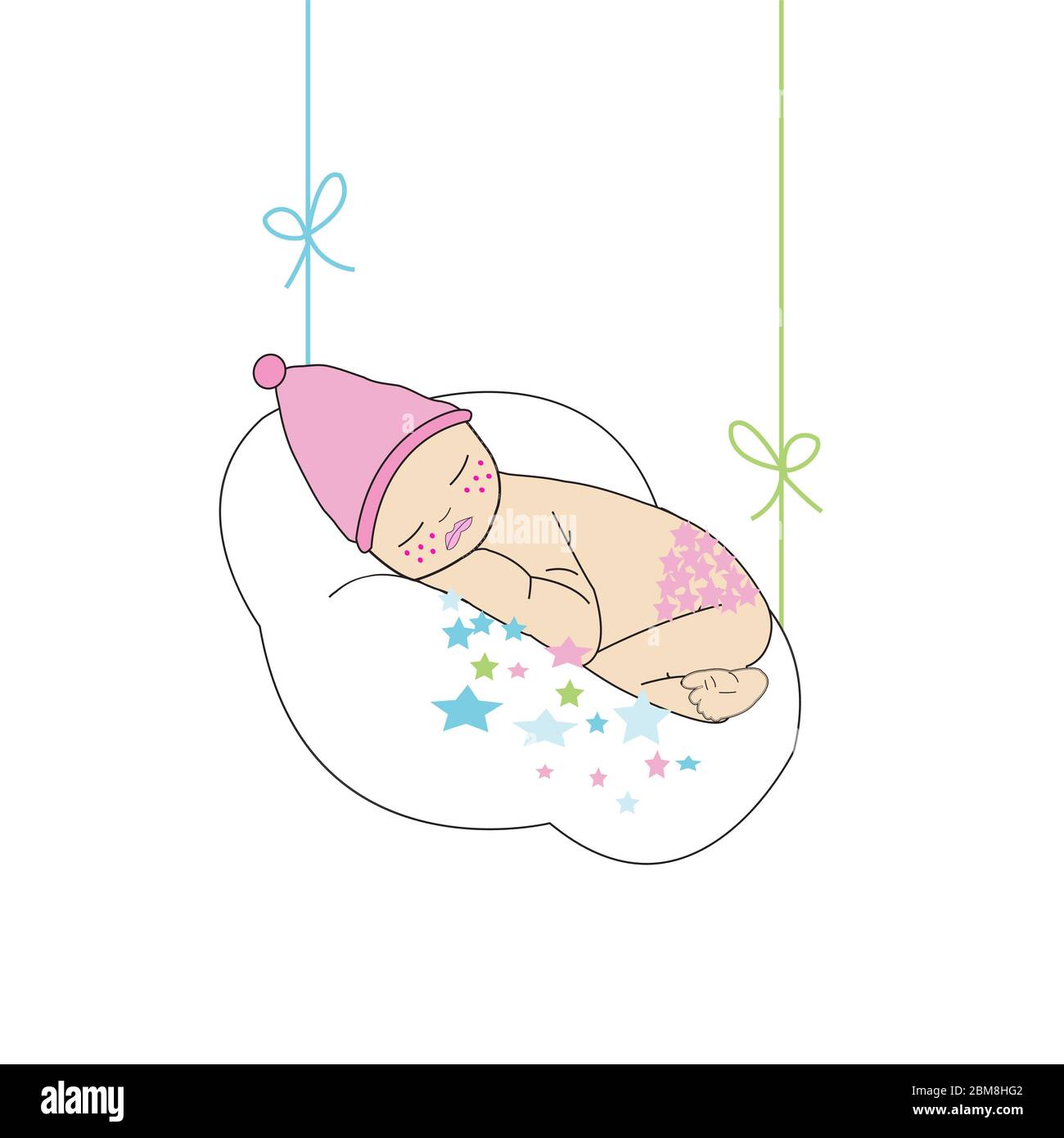 Newborn baby vector Stock Vector Image & Art - Alamy