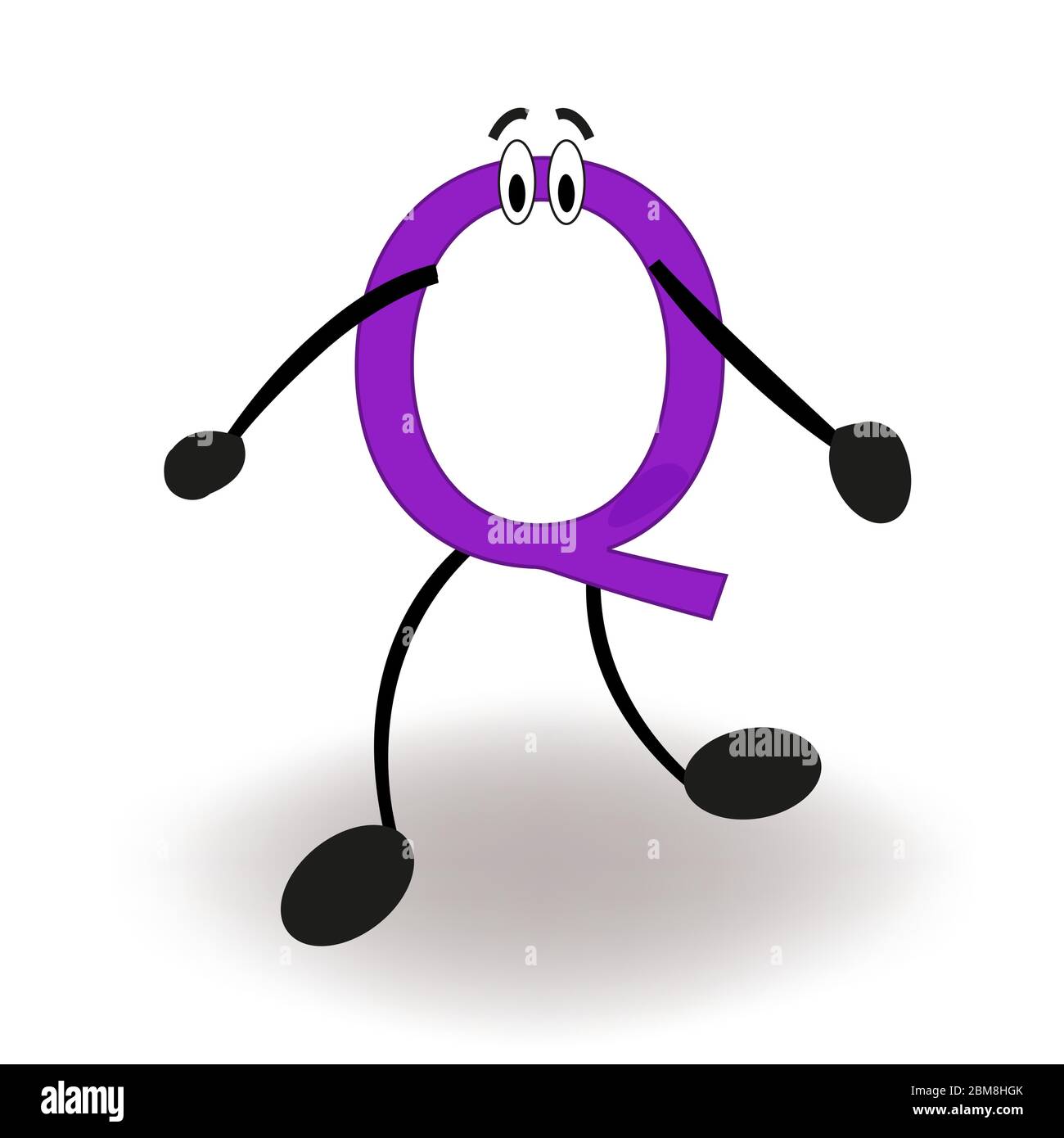 Funny Q letter vector Stock Vector Image & Art - Alamy